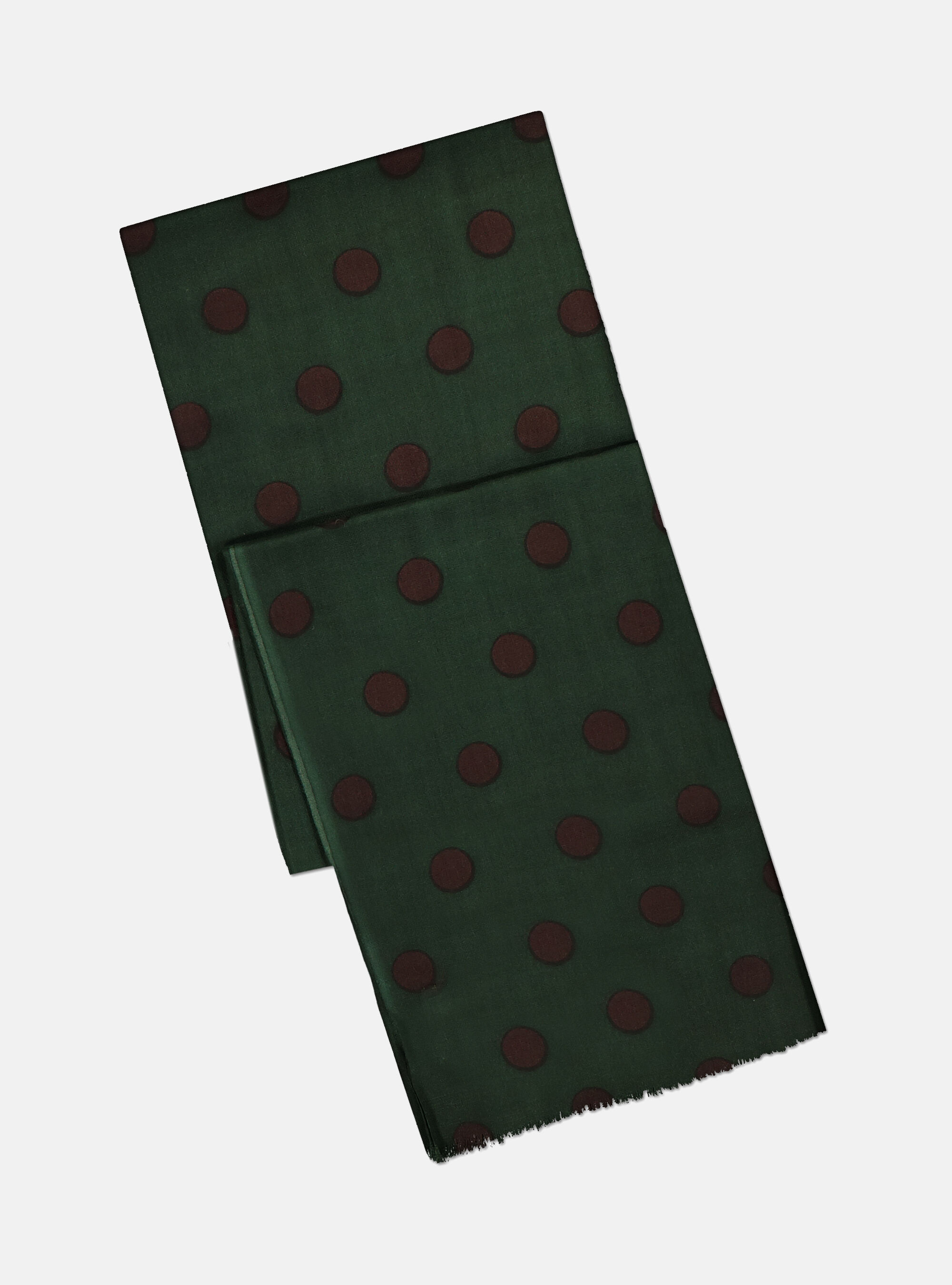 POLKA DOT WOOL SCARF