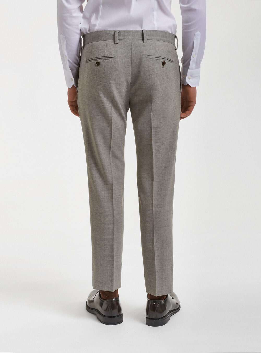Pure Wool Suit Trousers Vitale Barberis Canonico Gutteridgeeu Catalog Gutteridge Storefront Uomo