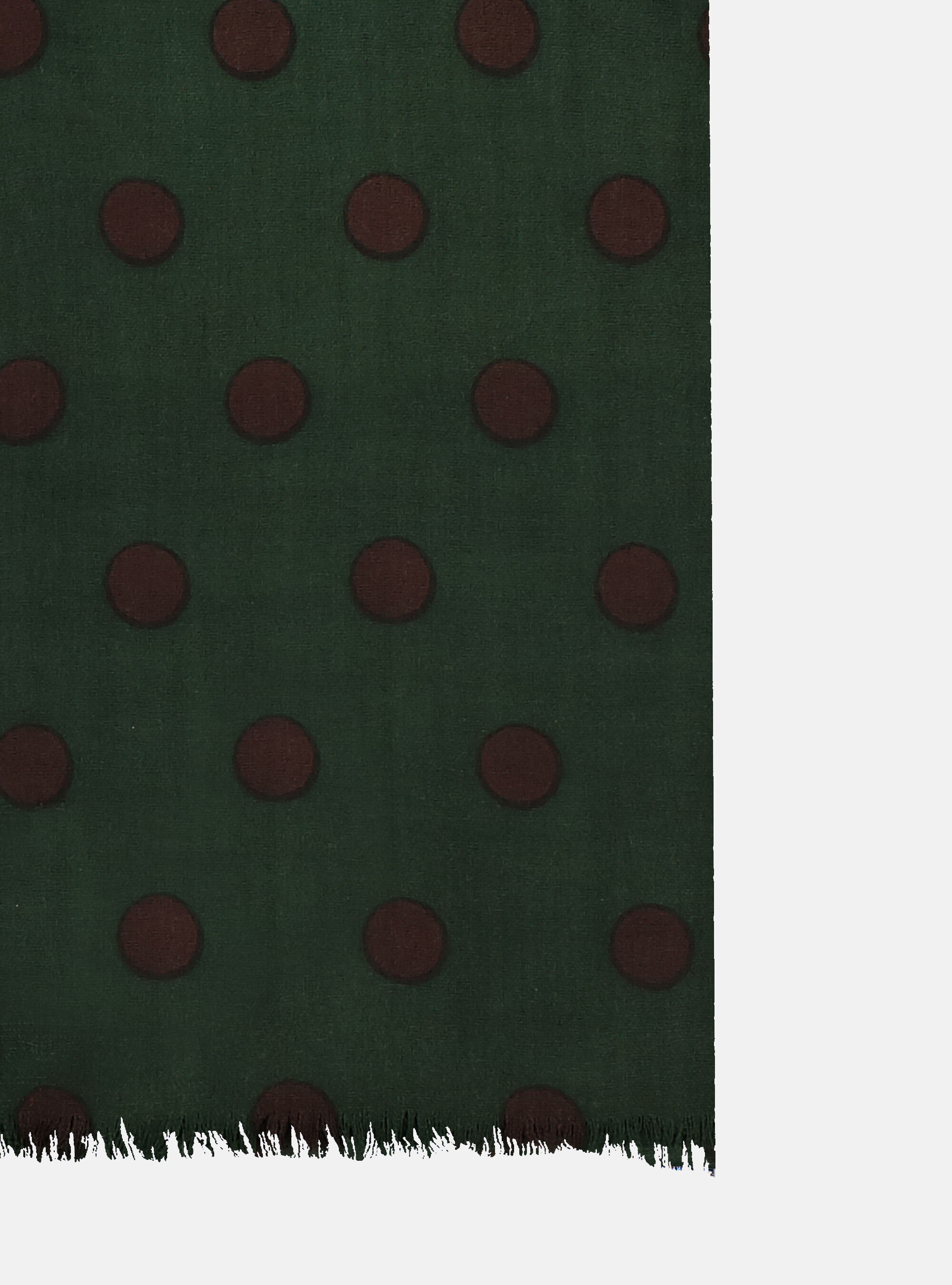 POLKA DOT WOOL SCARF