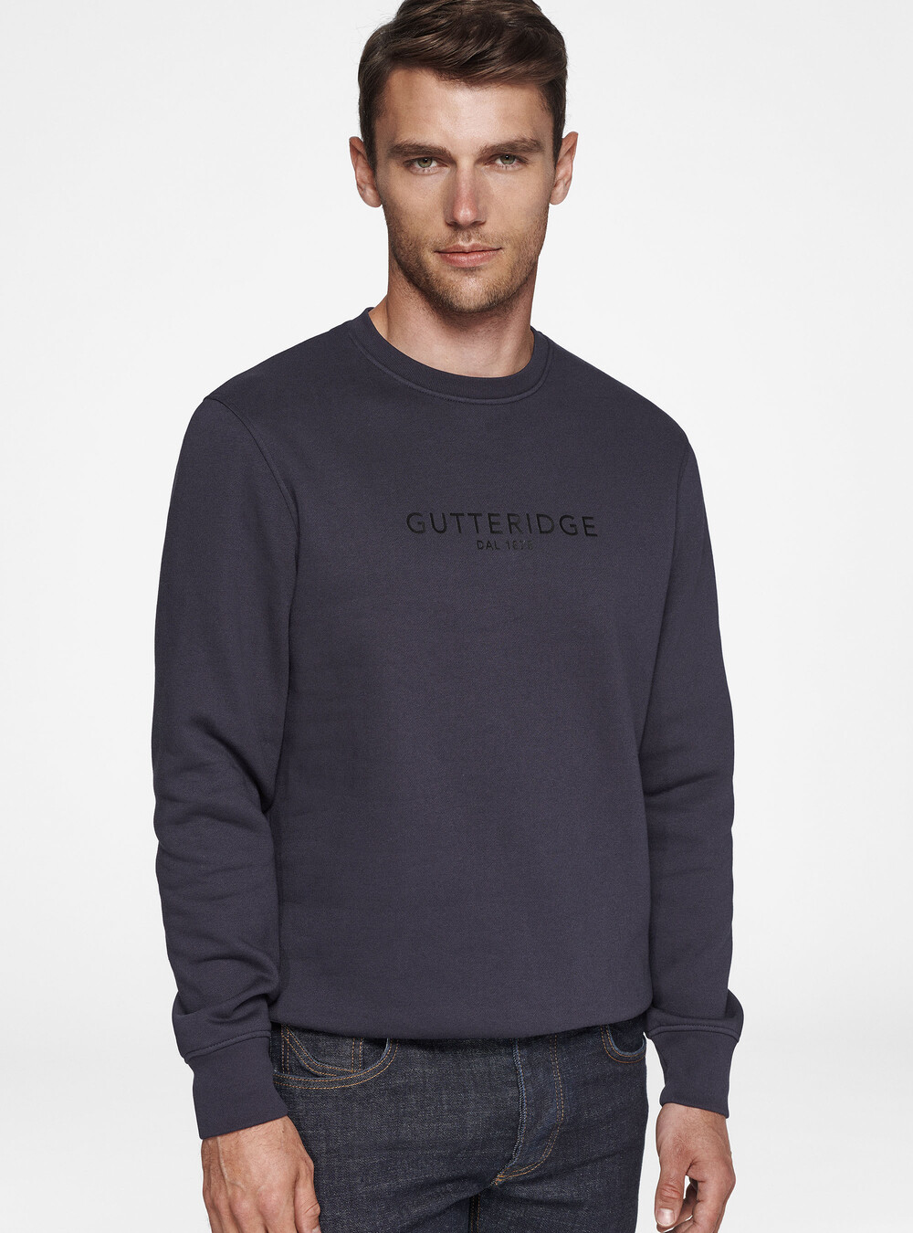 Felpa girocollo con logo | Gutteridge | Uomo Felpa girocollo con logo | Gutteridge | Uomo