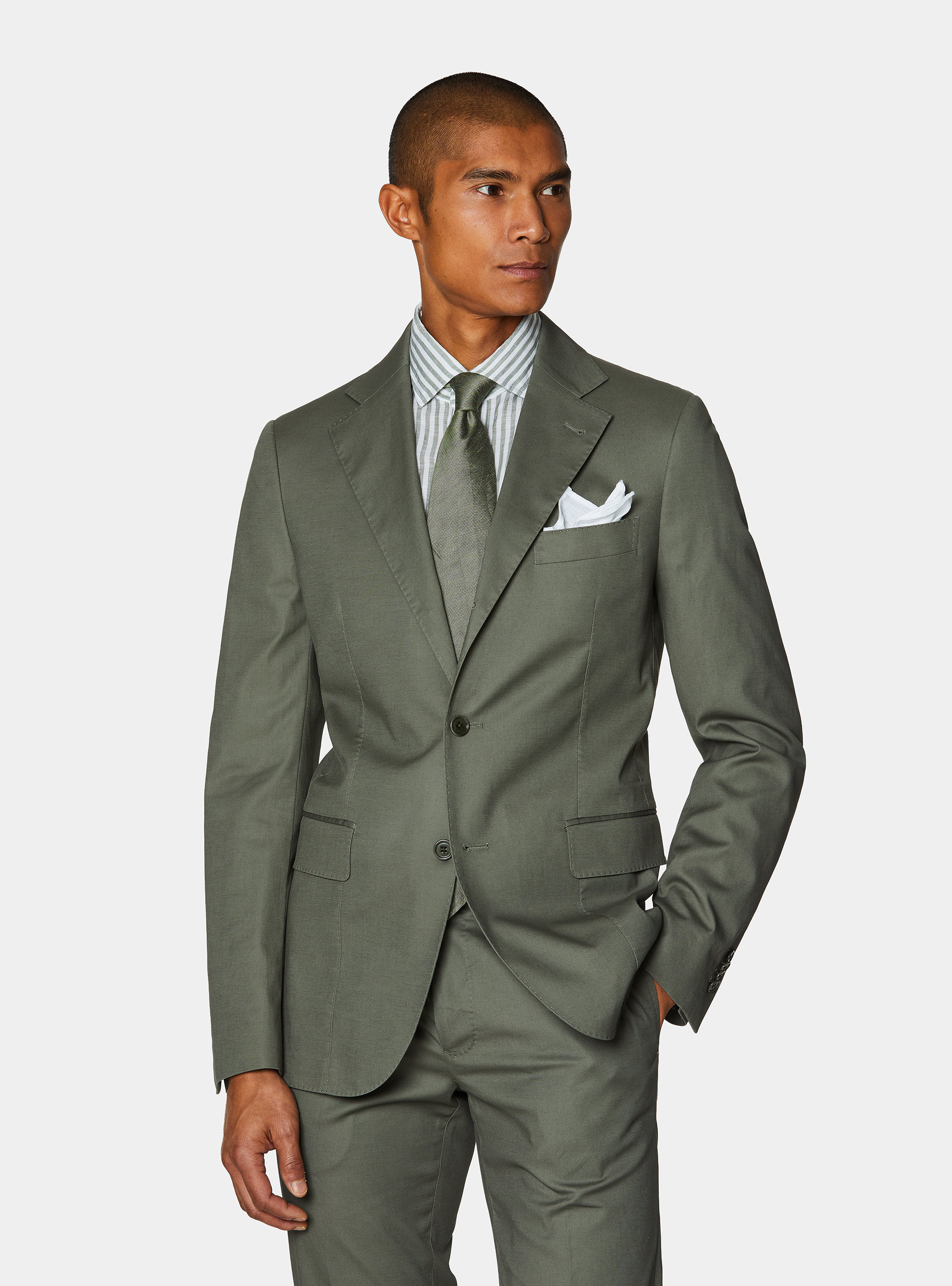 Cotton suit blazer, SALVIA 0602C