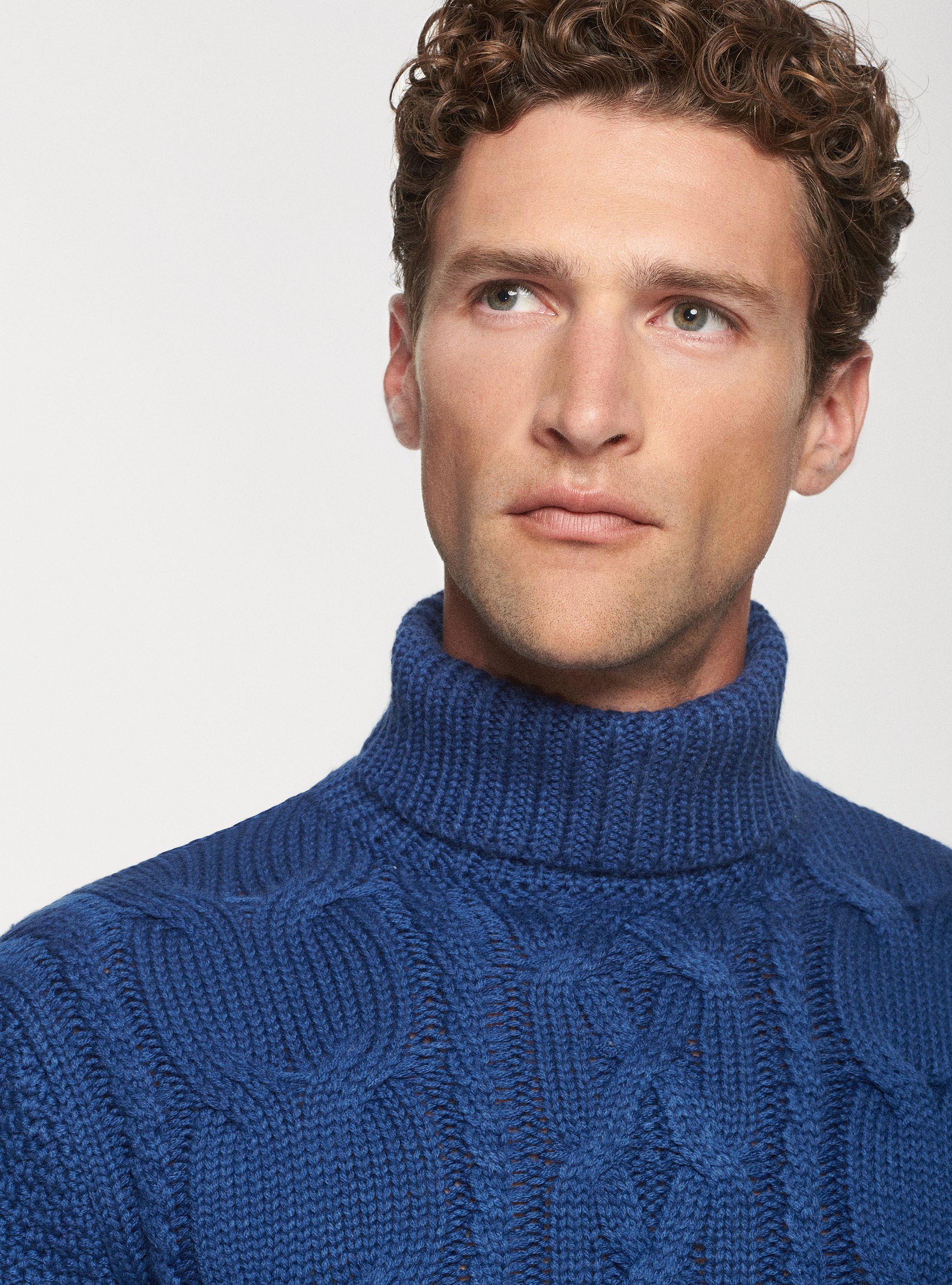 Pull tressé en laine | GutteridgeEU | Homme