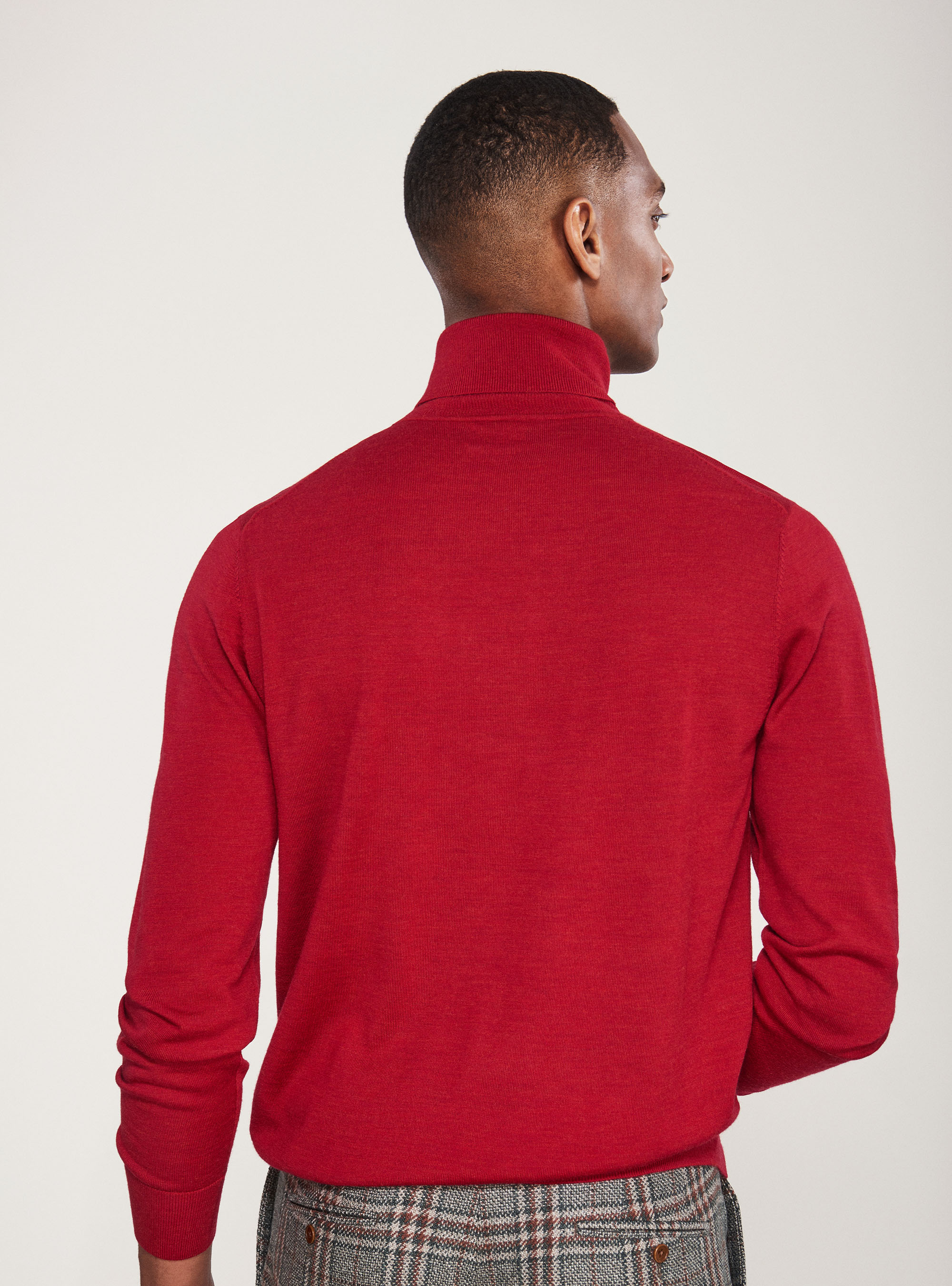 Turtleneck in pure extra-fine merino wool