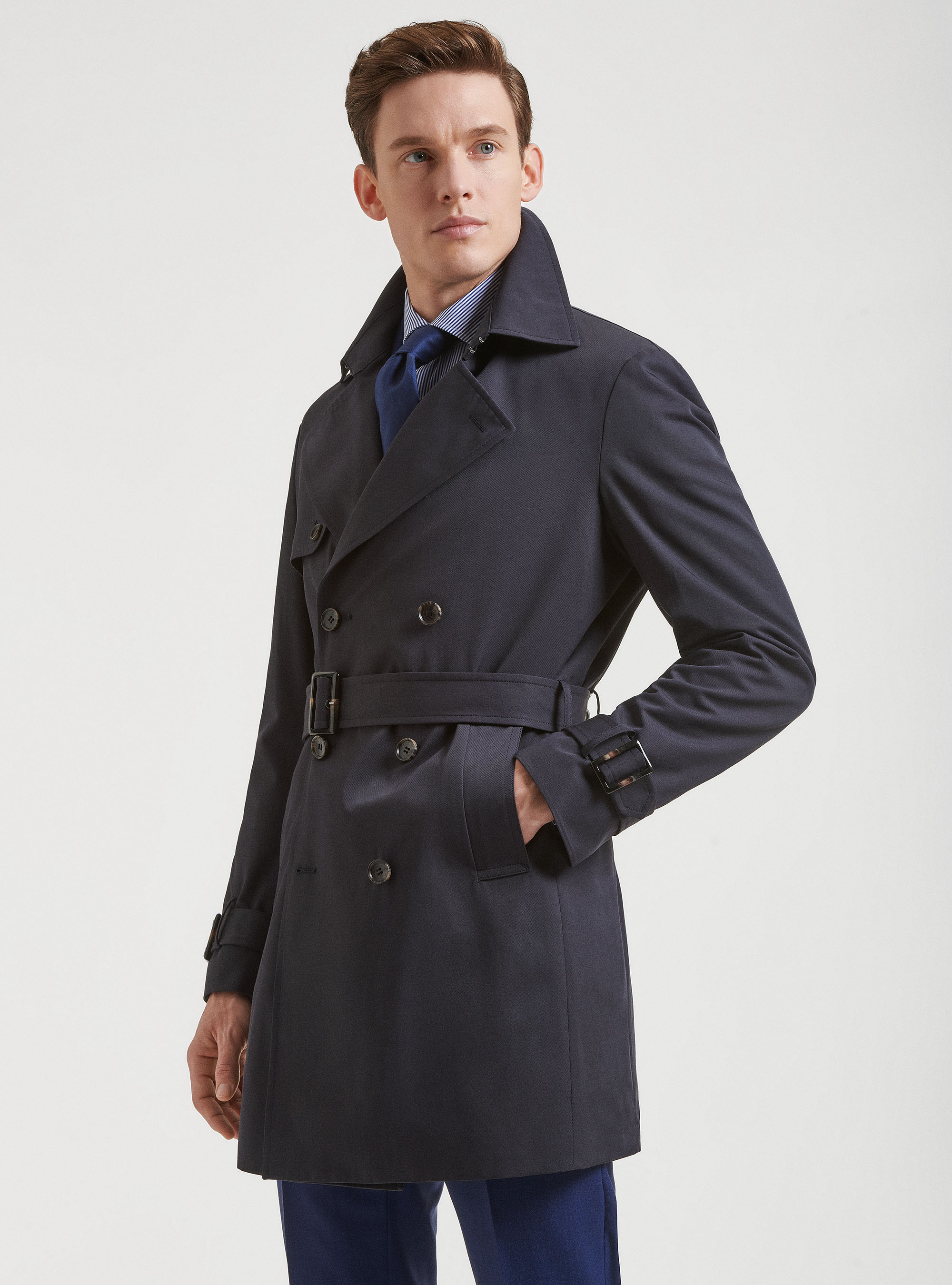 Trench doppiopetto in twill | Gutteridge | Uomo