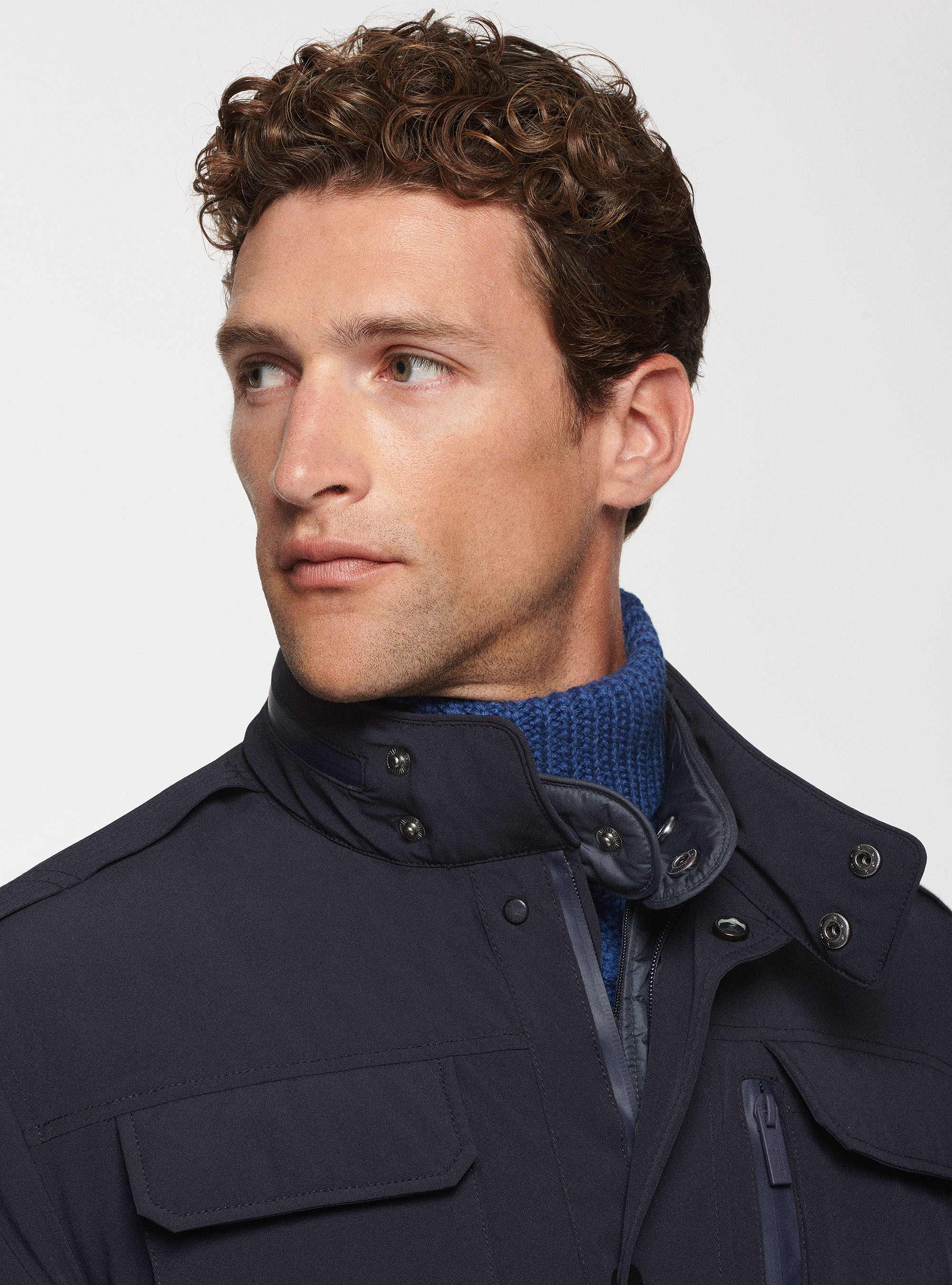 Field jacket con imbottitura riciclata