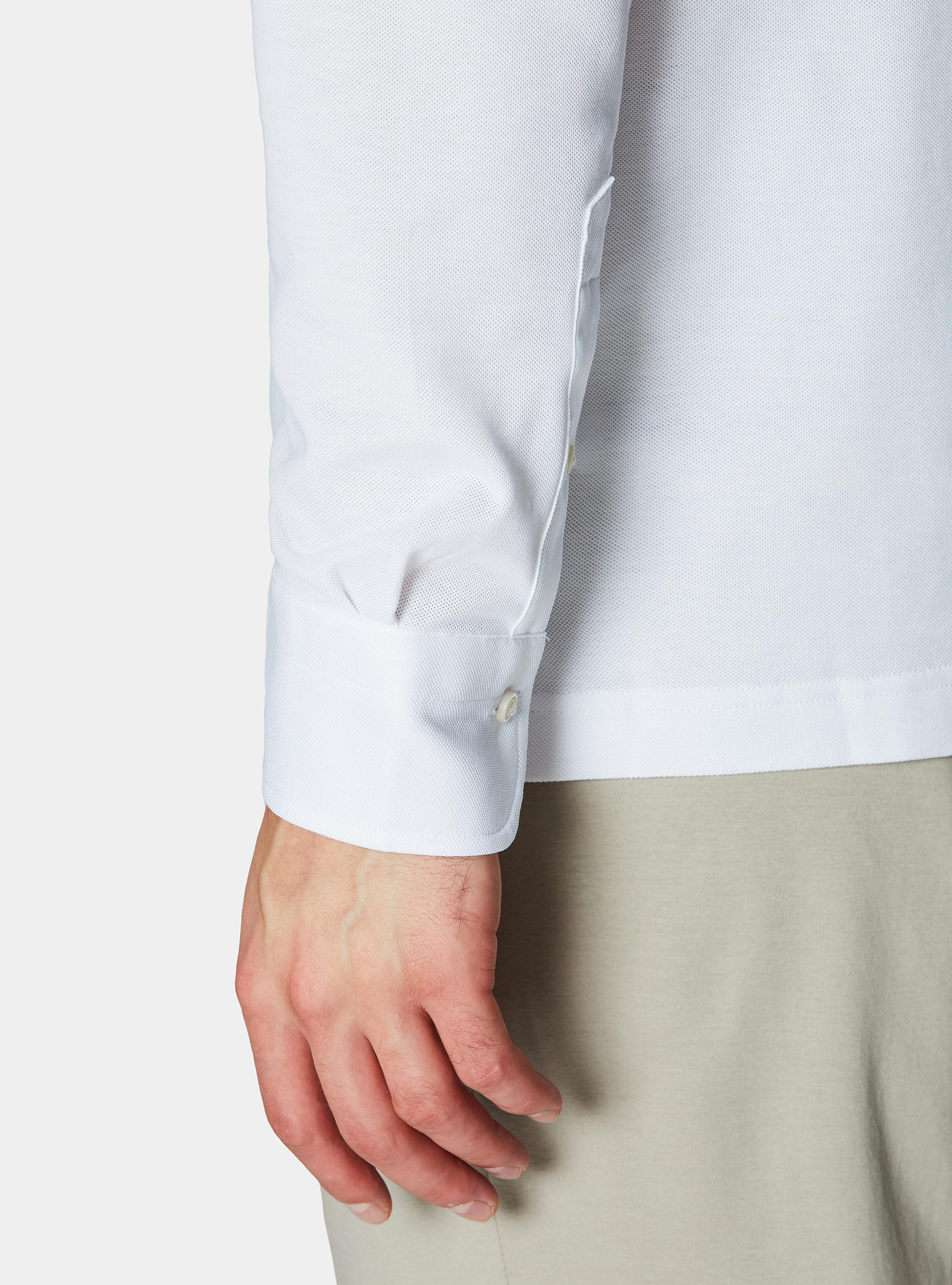 GT01 pique cotton blend polo shirt | Gutteridge | Men's Clothing